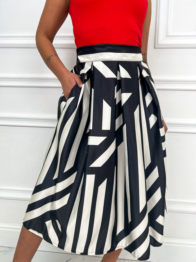 Vzorovaná maxi sukňa SHALONI | Starstyle.cz