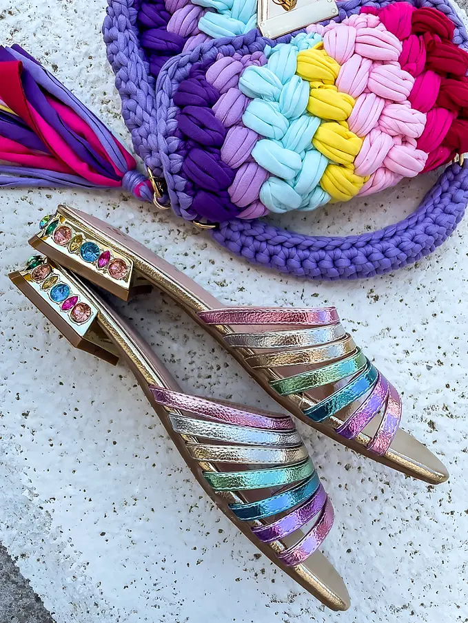 Pestrofarebné šľapky TULIP+ | Starstyle.cz